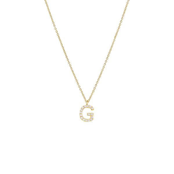Initial Necklace G - SecretBox New York